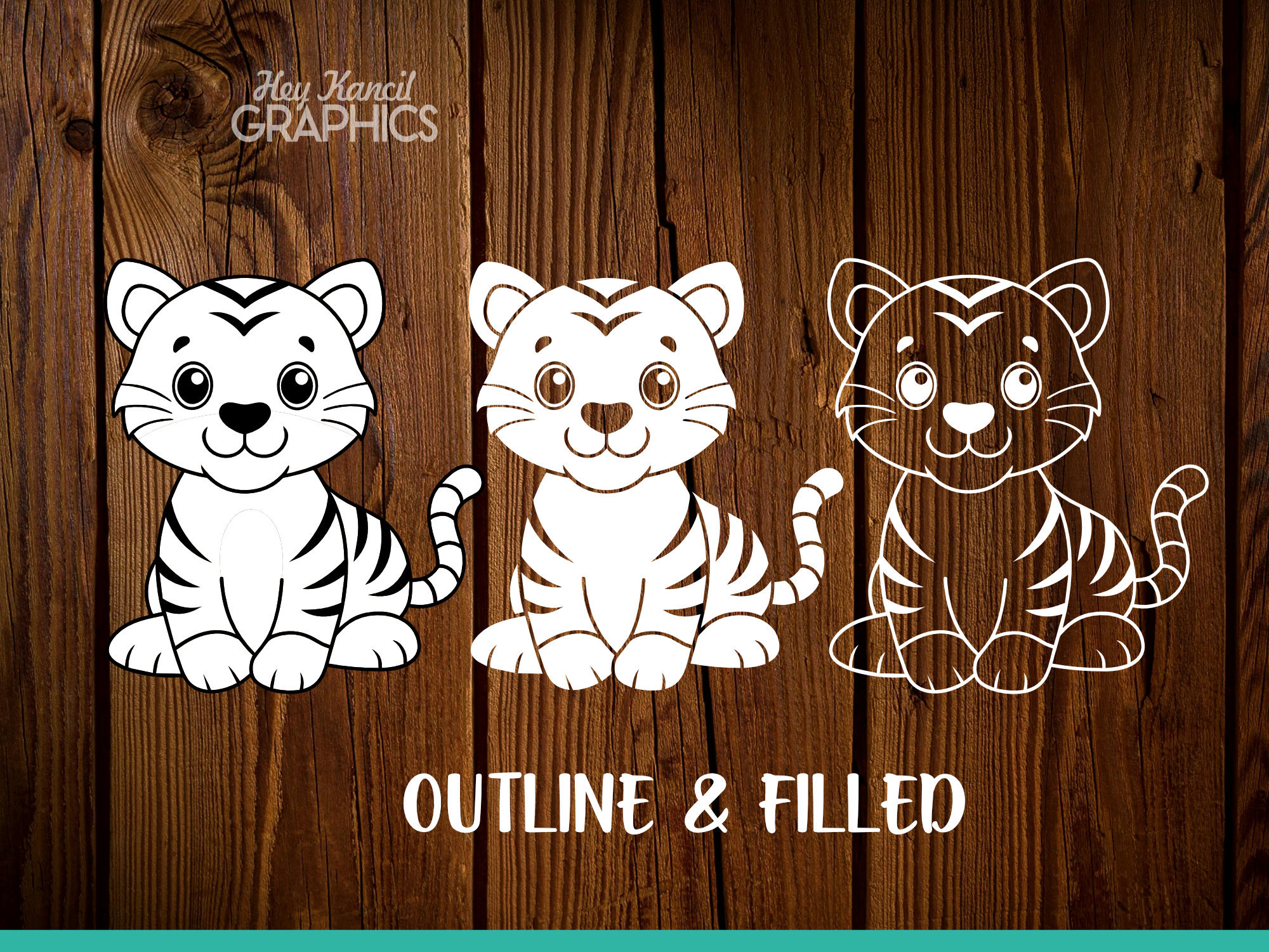 Baby Tiger Svg, Tiger Svg, Baby Tiger Clipart, Cut File, Layered, Svg ...