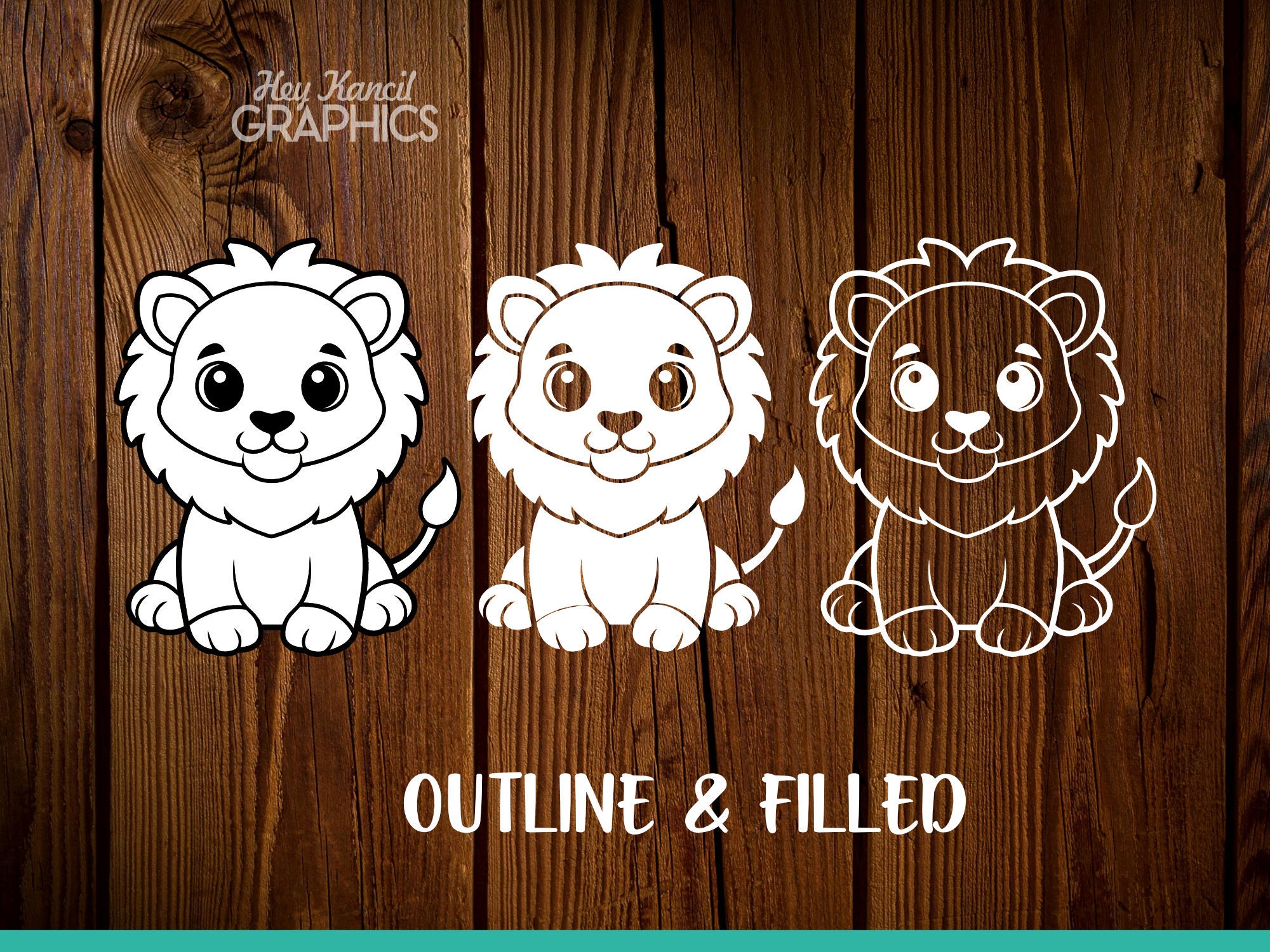Baby Lion Svg, Baby Lion Cut File, Cute Baby Lion Svg, Cute Lion Svg ...