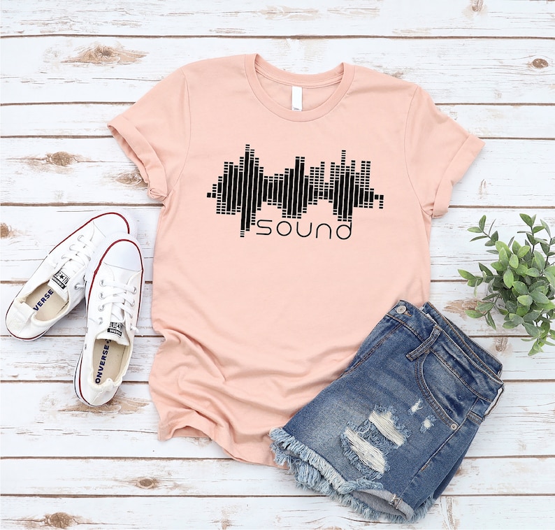 Sound T-shirt - Sound Wave - Sound Healing Tee - Unisex T-shirt ...