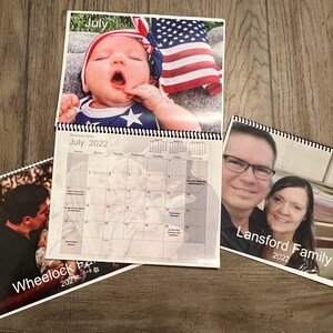 Customizable Calendar Template - Etsy