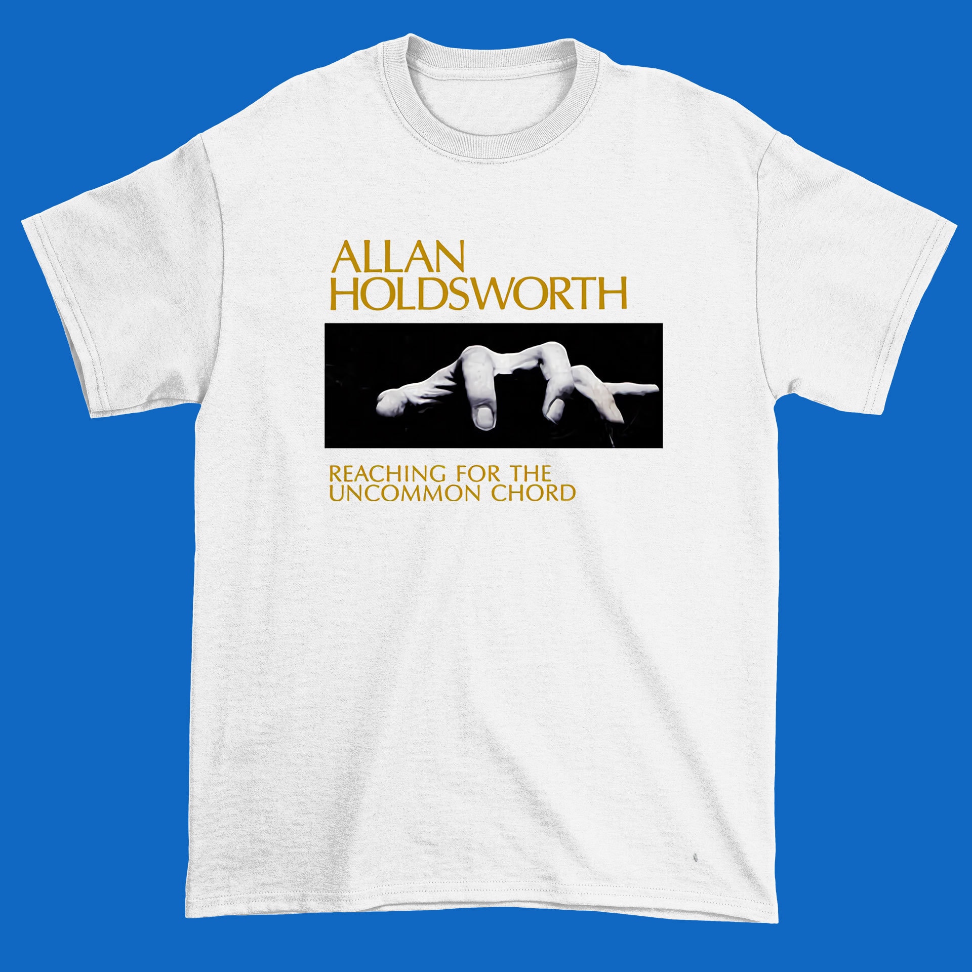 Allan Holdsworth Logo Reaching Chord White Tshirt Sweatshirt - Etsy