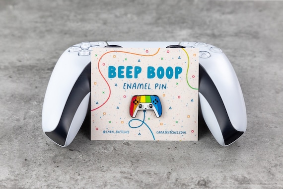 Beep Boop Pin - Pride Playstation Controller | LGBTQ+… - Gem