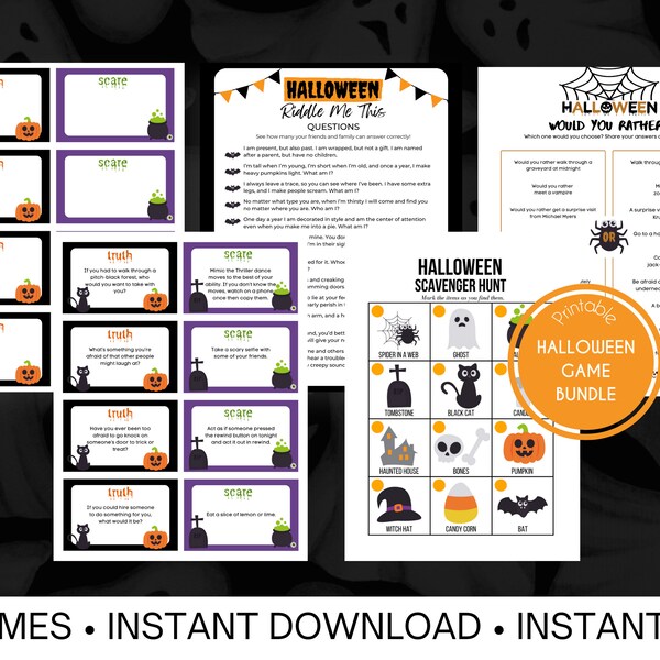 Office Halloween Scavenger Hunt - Etsy