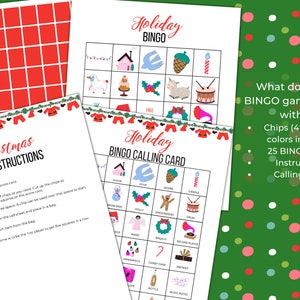 Christmas Game Bundle, Family Games, Christmas Party Games, Christmas ...