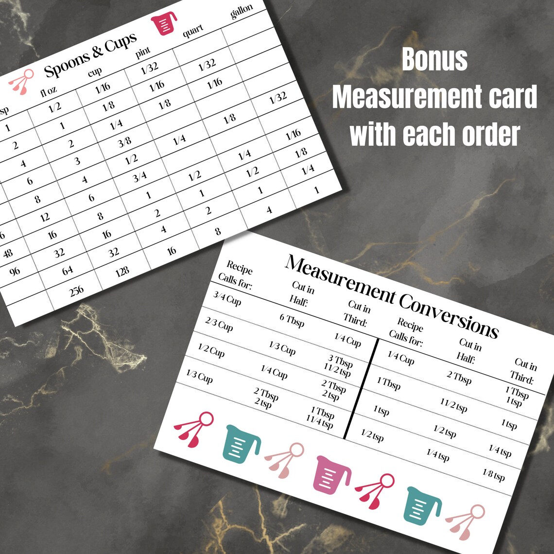 Personalized Double Sided Recipe Cards for a Recipe Box. Set of 15 ...