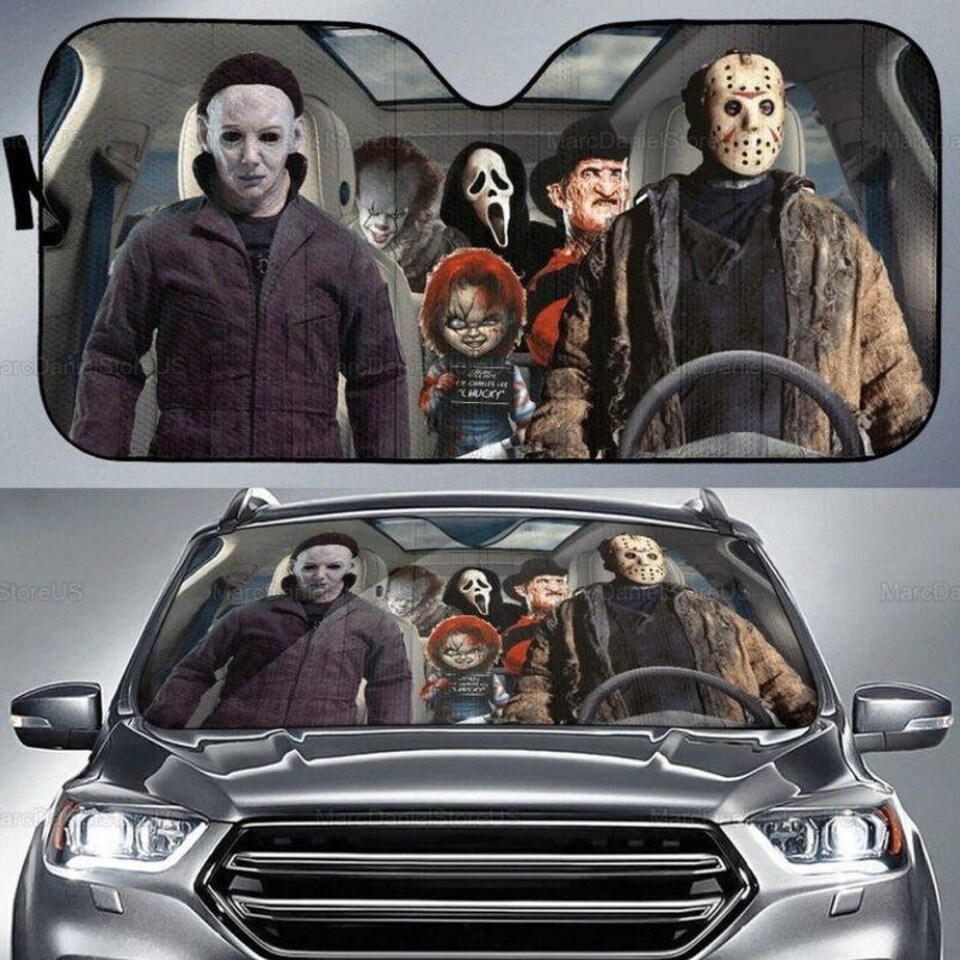 Horror Movie Auto Sun Shade sold by Chris Casey | SKU 12761014 | 40% ...