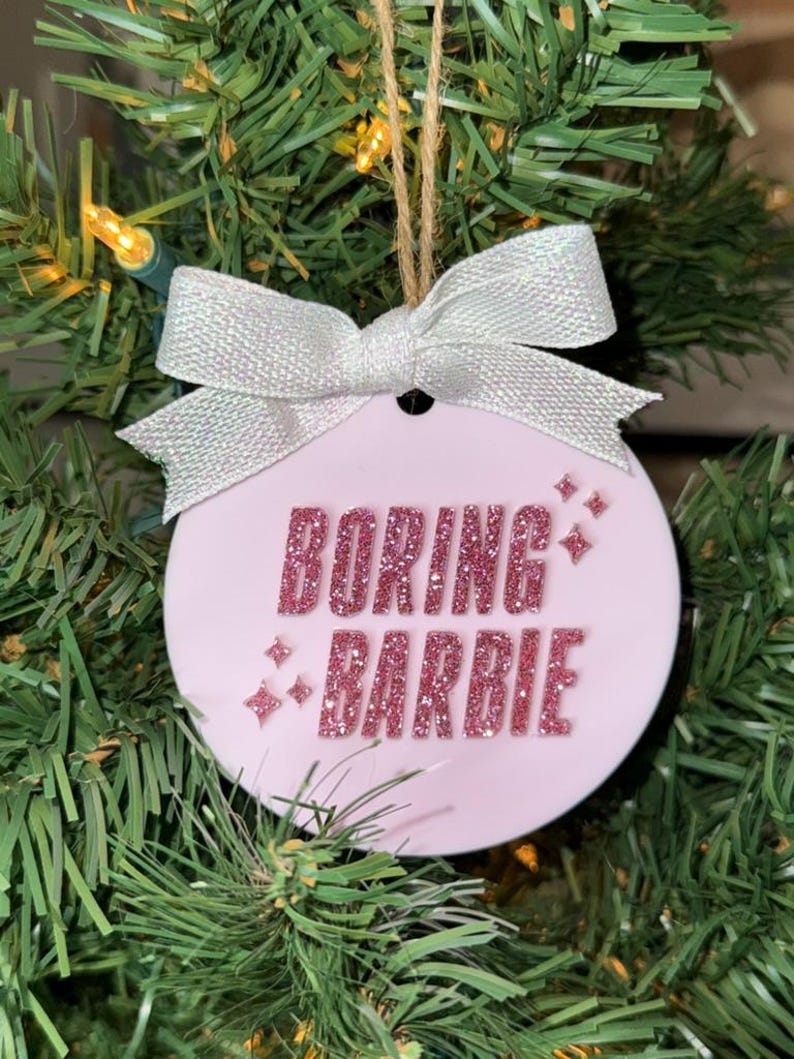 Boring Barbie Ornament- Showgirl - Taylor Ornament- TS - Laser Ornament ...
