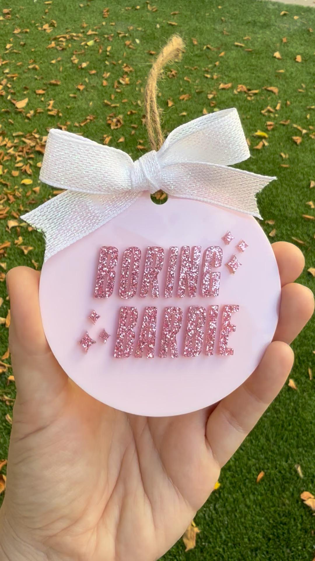 Boring Barbie Ornament- Showgirl - Taylor Ornament- TS - Laser Ornament ...