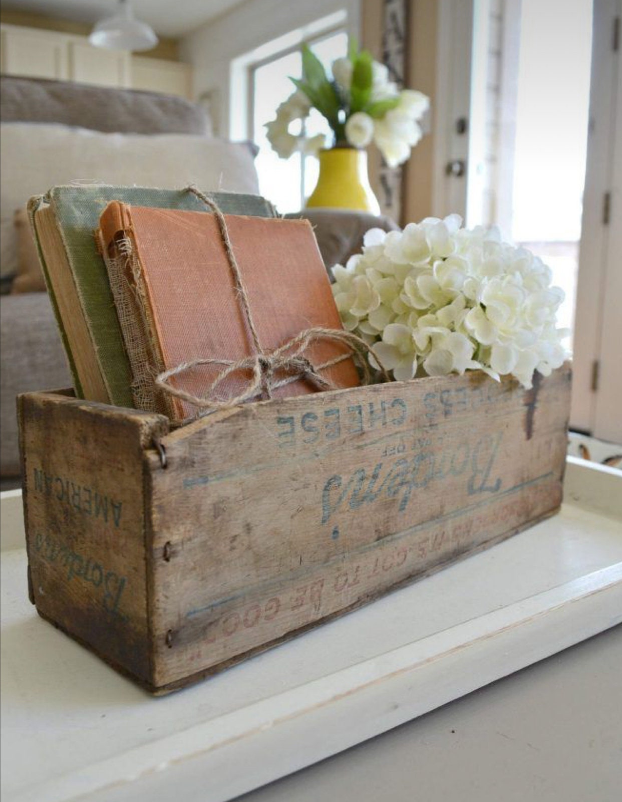 Farmhouse Table Centerpiece Box, Wedding, Mothers Day - Etsy