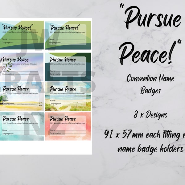 Jehovah Witness Name Badge - Etsy