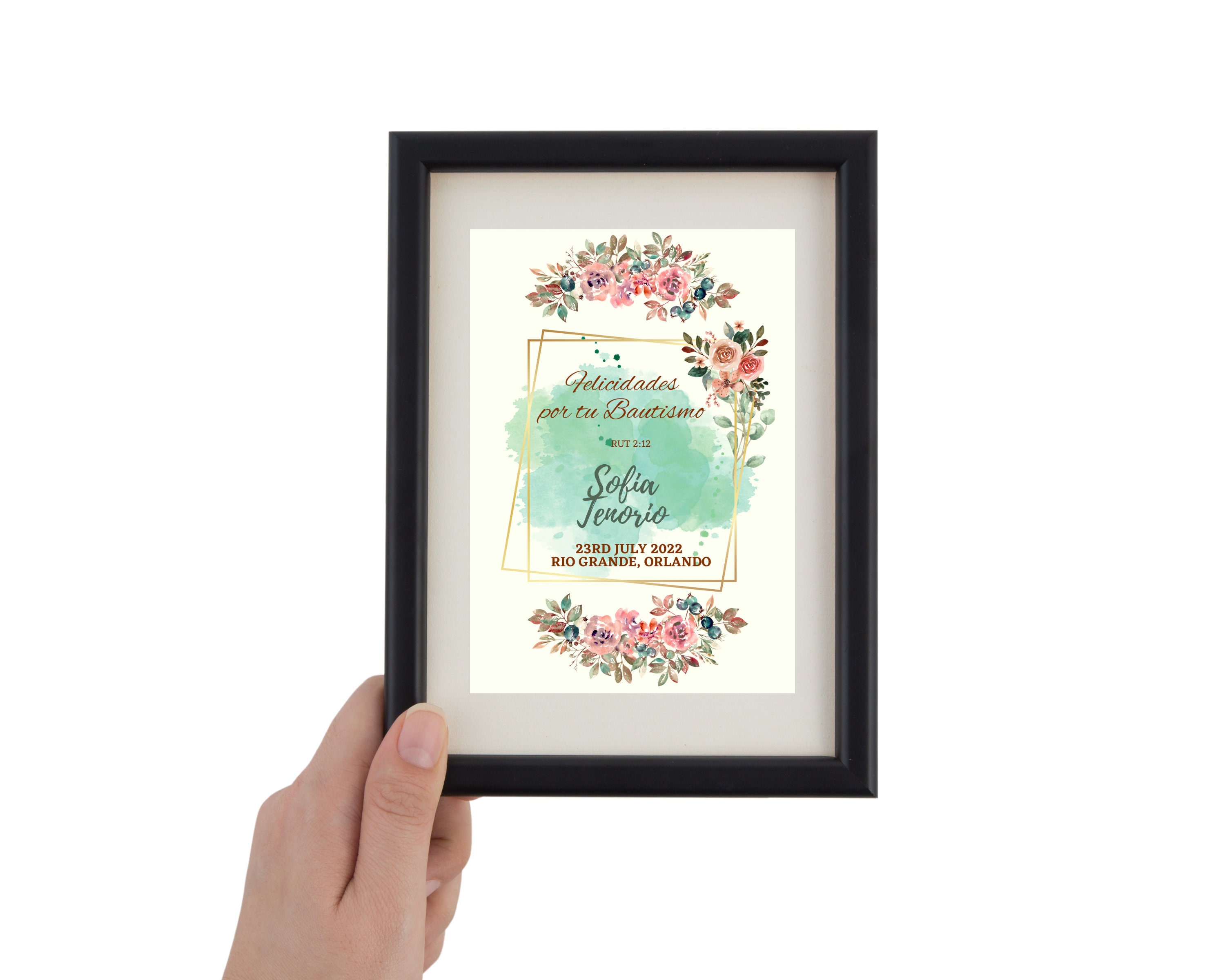 Regalo De Bautismo De Testigos De Jehová. Regalo Personalizado ...