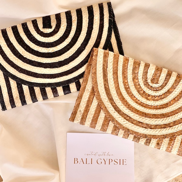 Rattan Clutch - Etsy