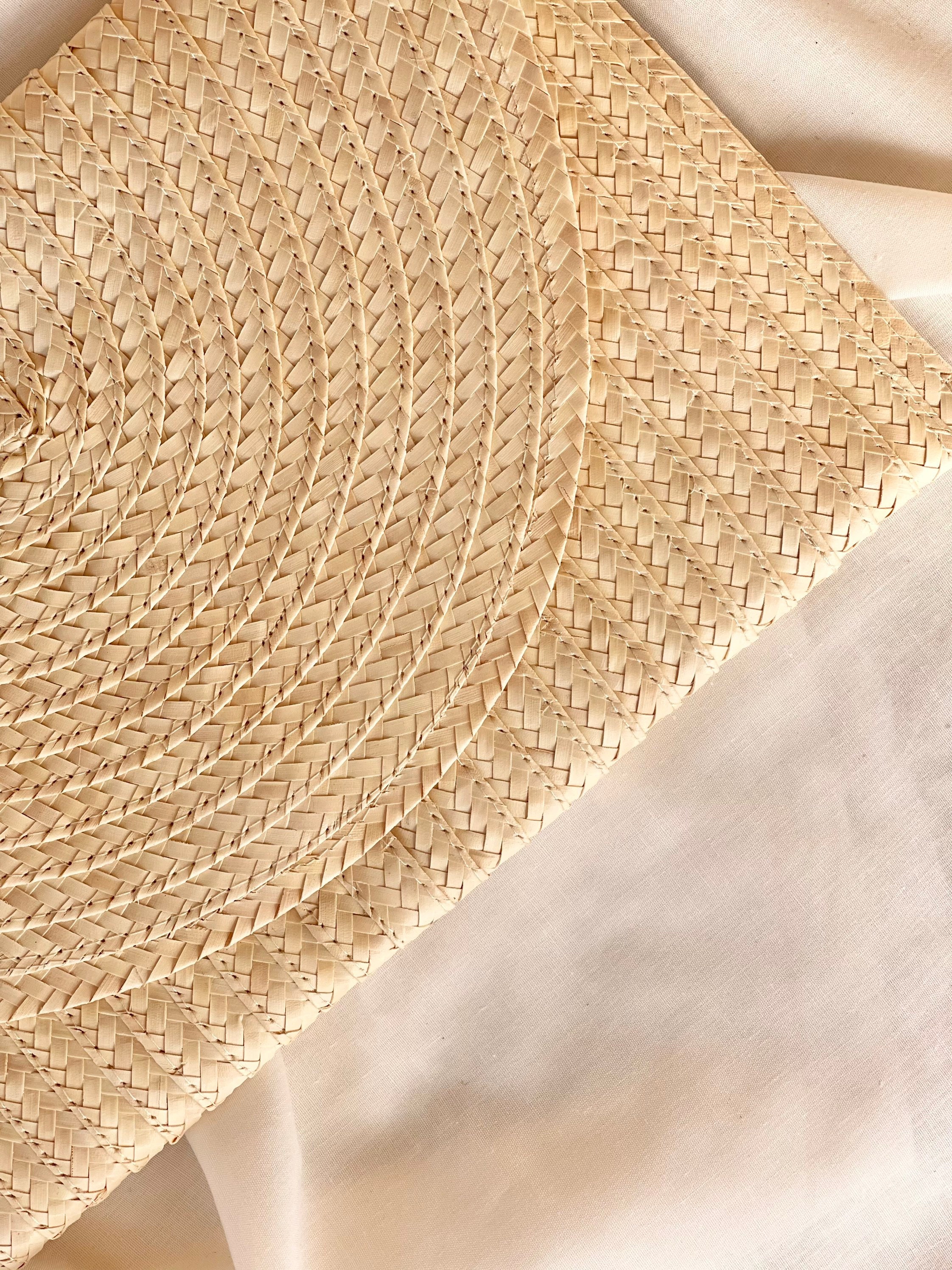 cheap factory wholesale online Handwoven ENVELOPE STRAW RATTAN Clutch ...