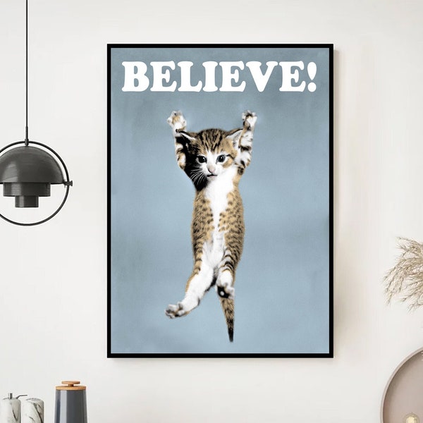Cat Poster - Etsy