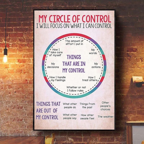 My Circle of Control - Etsy