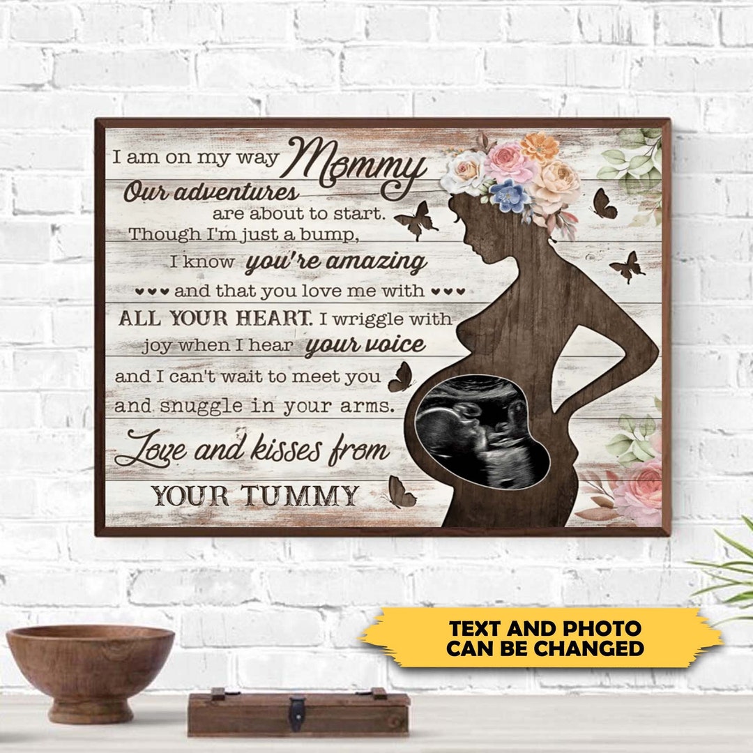 Personalized Mom-to-be Poster Mother's Day Gift for - Etsy