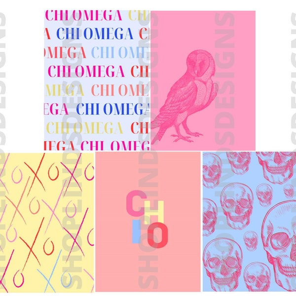 Chi Omega Decor - Etsy