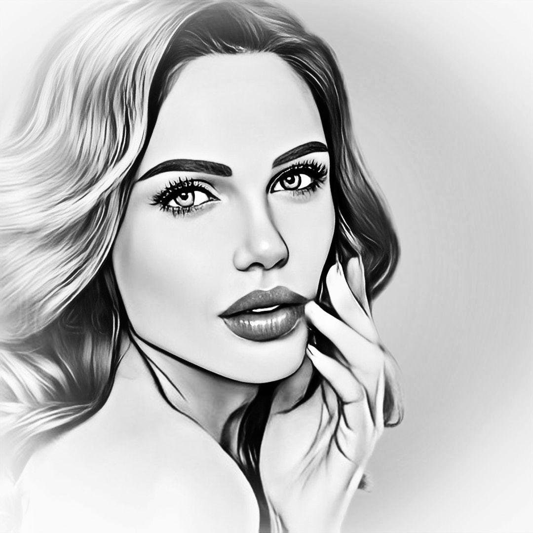 Sketch From Photo, Custom Couple Illustration, Pencil Sketch From Photo ...