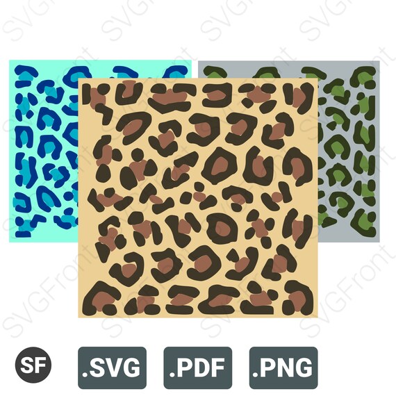 Leopard Print Pattern Svg Leopard Pattern Leopard Spots - Etsy