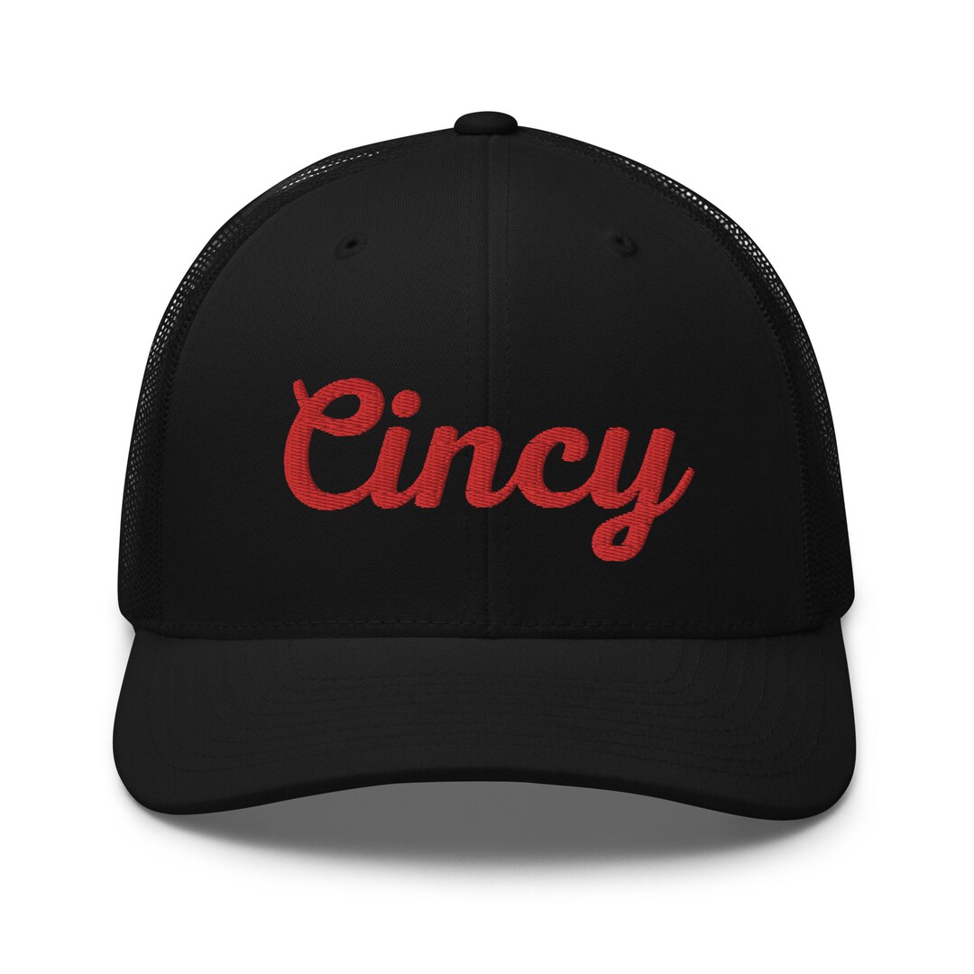 Cincinnati Cincy Script Trucker Cap - Etsy