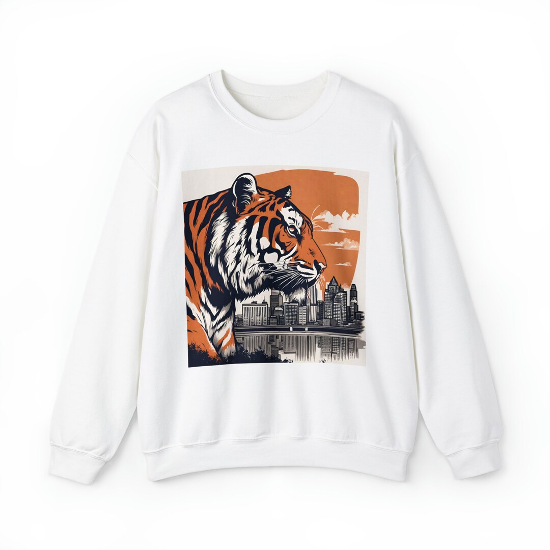 Cincinnati Tiger Unisex Heavy Blend™ Crewneck Sweatshirt - Etsy