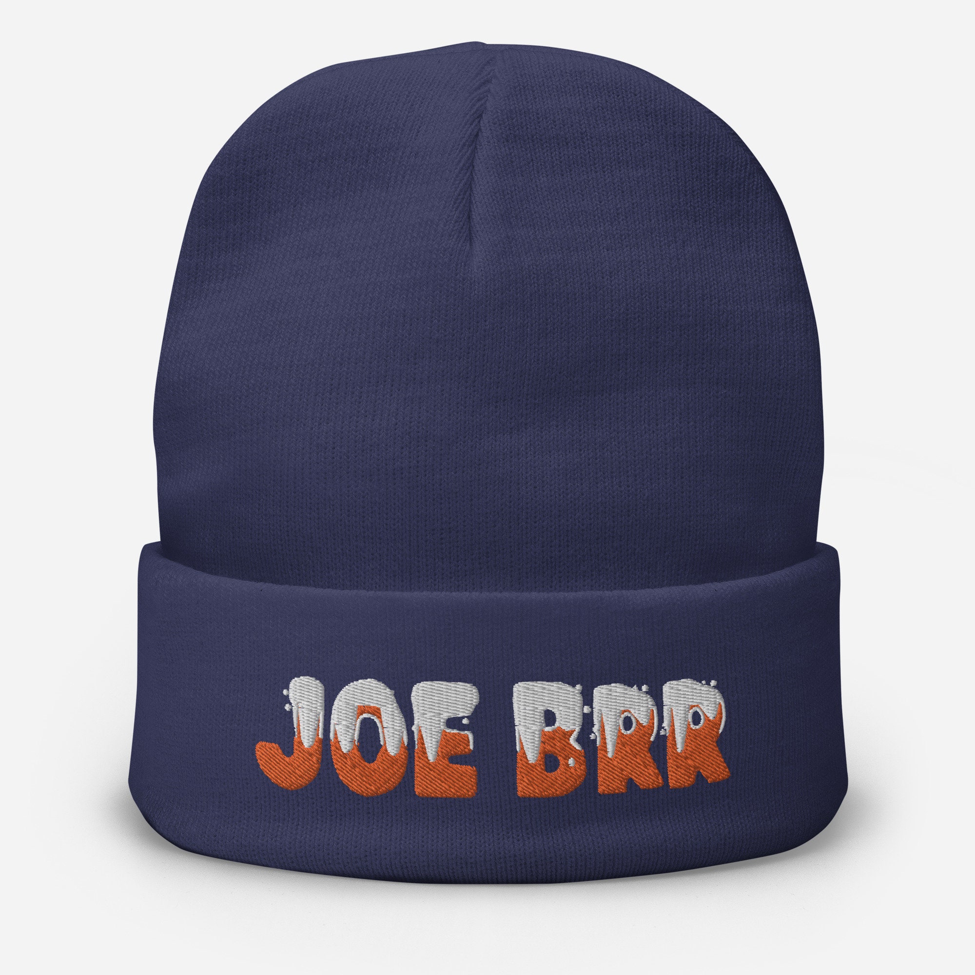 Joe Brr Snow Cap Joe Burrow Embroidered Beanie - Etsy