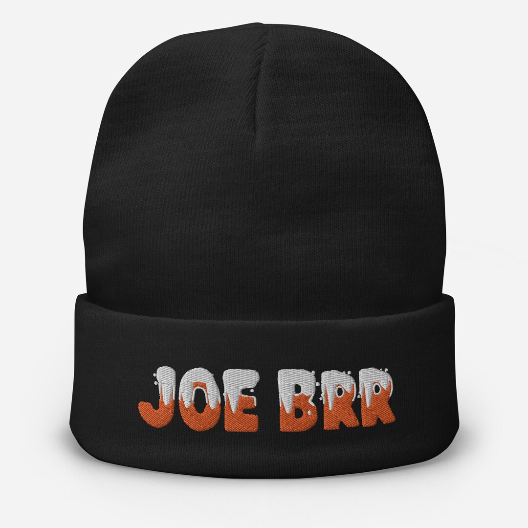 Joe Brr Snow Cap Joe Burrow Embroidered Beanie - Etsy
