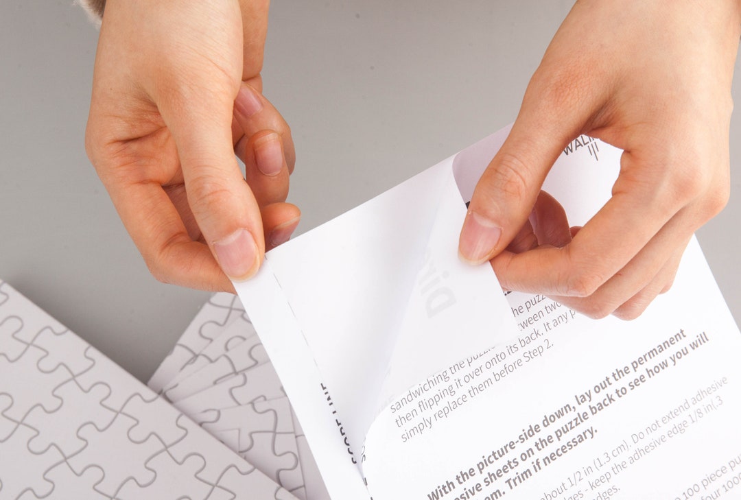 24 Glue Sheets Adhesive Sheets, Puzzle Glue and Frame, Puzzle Savers ...