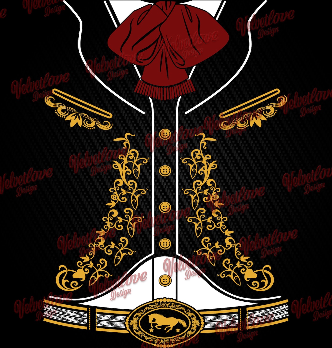 Mexican Mariachi Charro Svg, AI, PDF, PNG, STUDIO3 Cameo File for ...