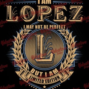 I Am Lopez Limited Edition Custom Bundle 3 Colors Svg, AI,PDF,PNG ...