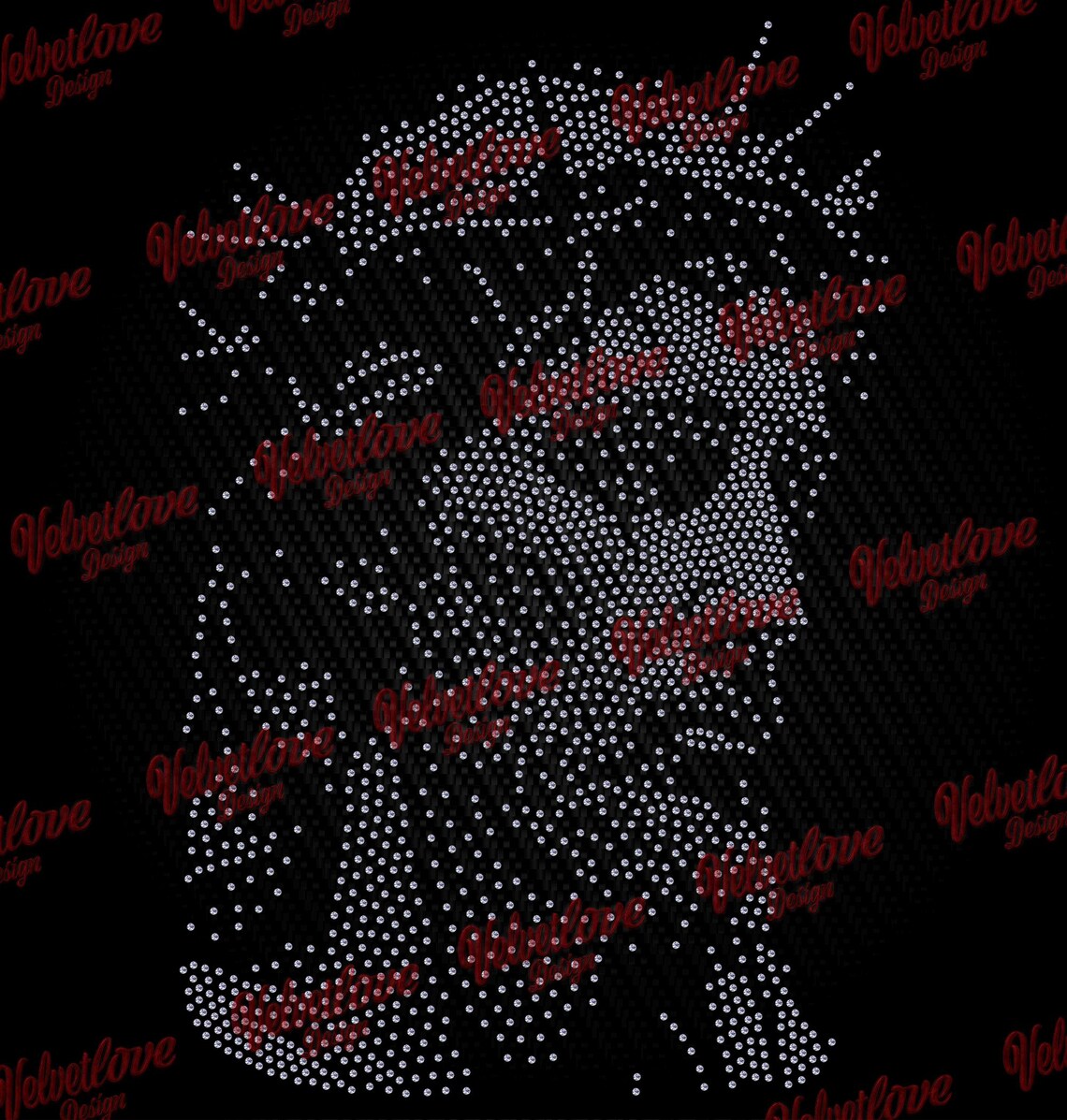 Rhinestone Jesus Christ 6ss Stone Size Template SVG,PDF, Png,studio3 ...