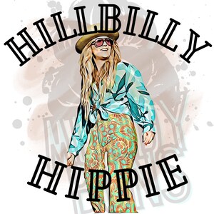 Lainey Wilson Hillbilly Hippie PNG Sublimation Digital Download - Etsy
