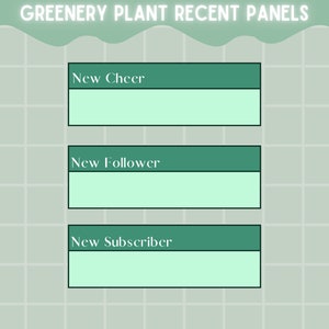 Greenery Plant Stream Overlay Pack - Animated Stream Scenes, Twitch ...