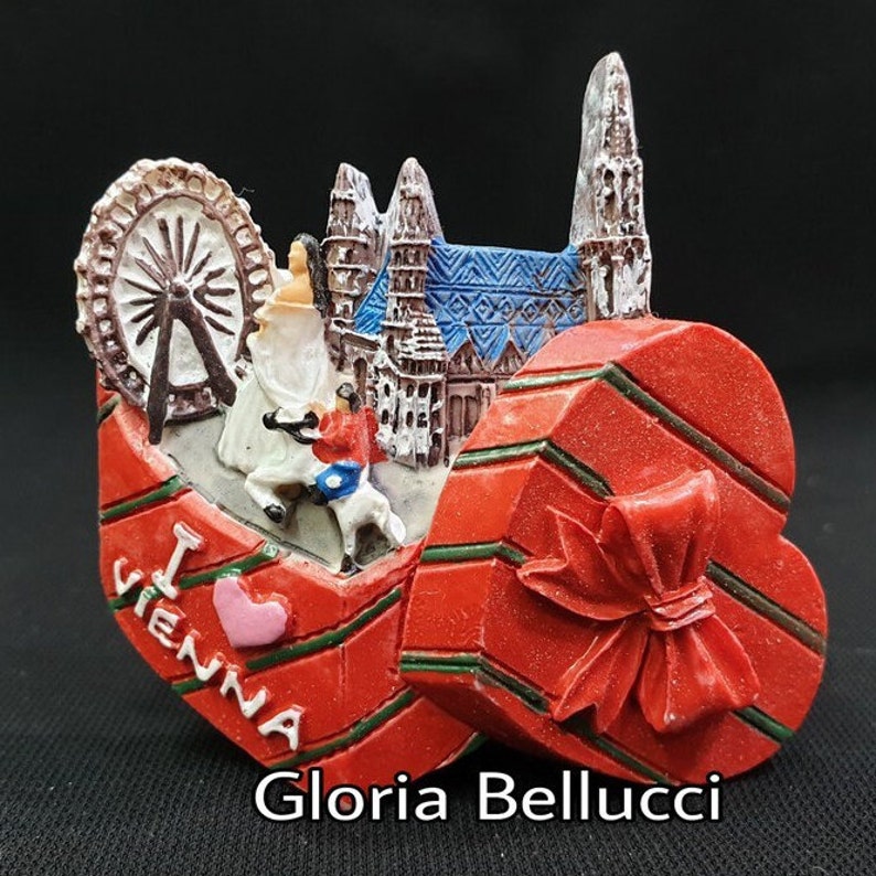 Fridge Magnet Austria, Vienna Landmark Icon Karlskirche, Schönbrunn ...
