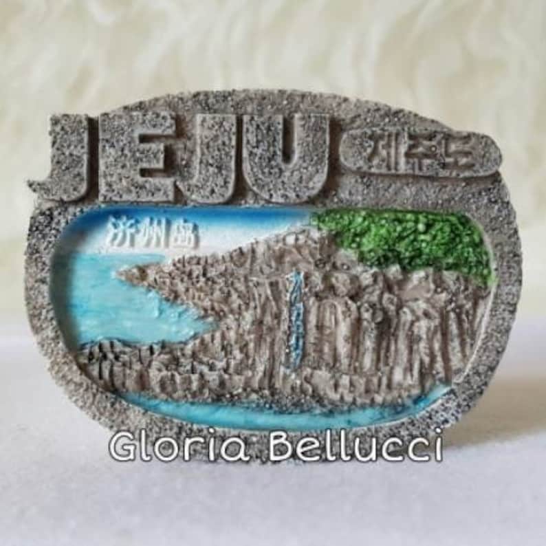 Fridge Magnet South Korea, Jeju Do, Seoul Landmark Icon Tower 3D Model ...