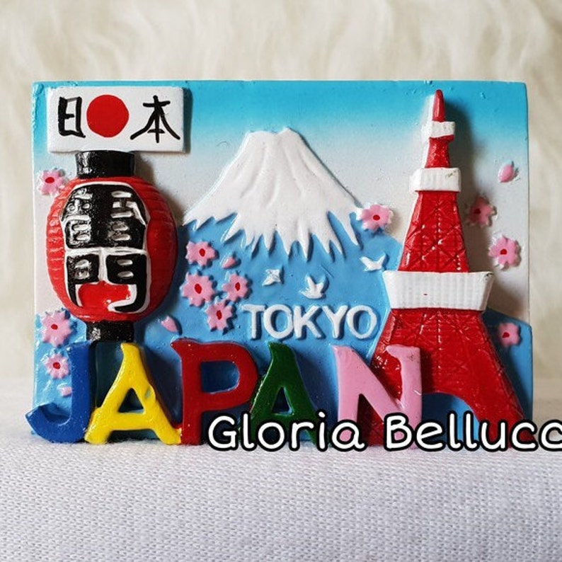 Fridge Magnet Japan, Tokyo, Asakusa, Kyoto Landmark Icon Tower, Temple ...