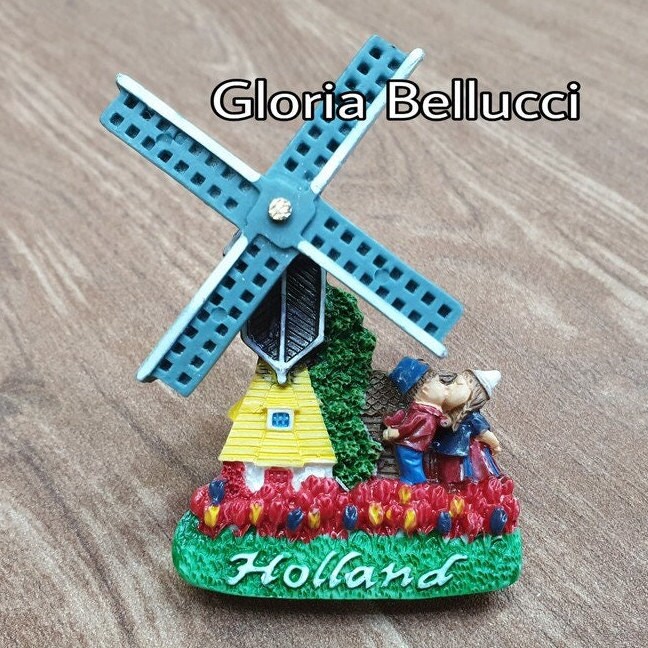 Fridge Magnet Netherlands, Holland, Amsterdam Landmark Icon Keukenhof ...