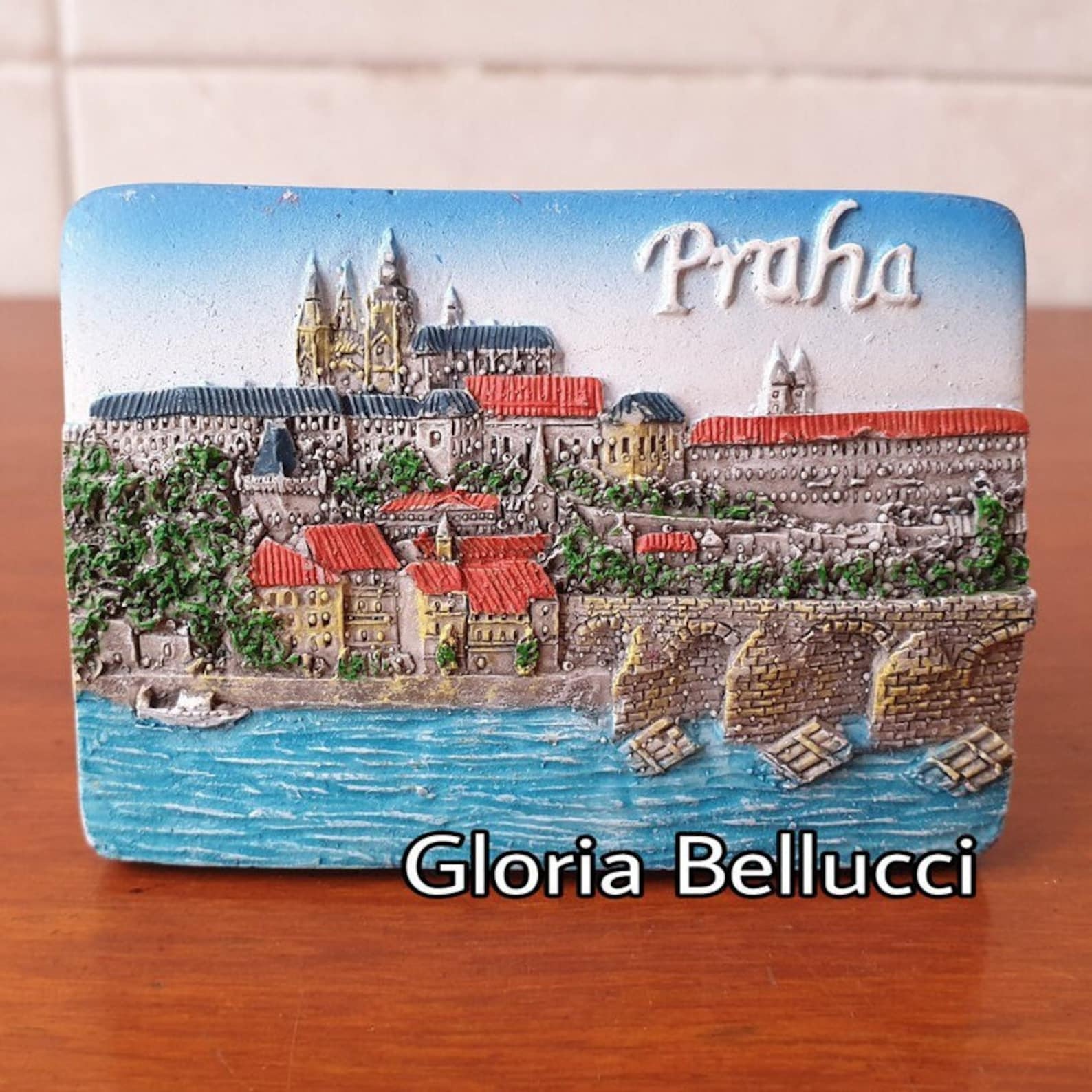 Fridge Magnet Czech Republic, Romania, Prague, Praha Landmark Icon 3D ...
