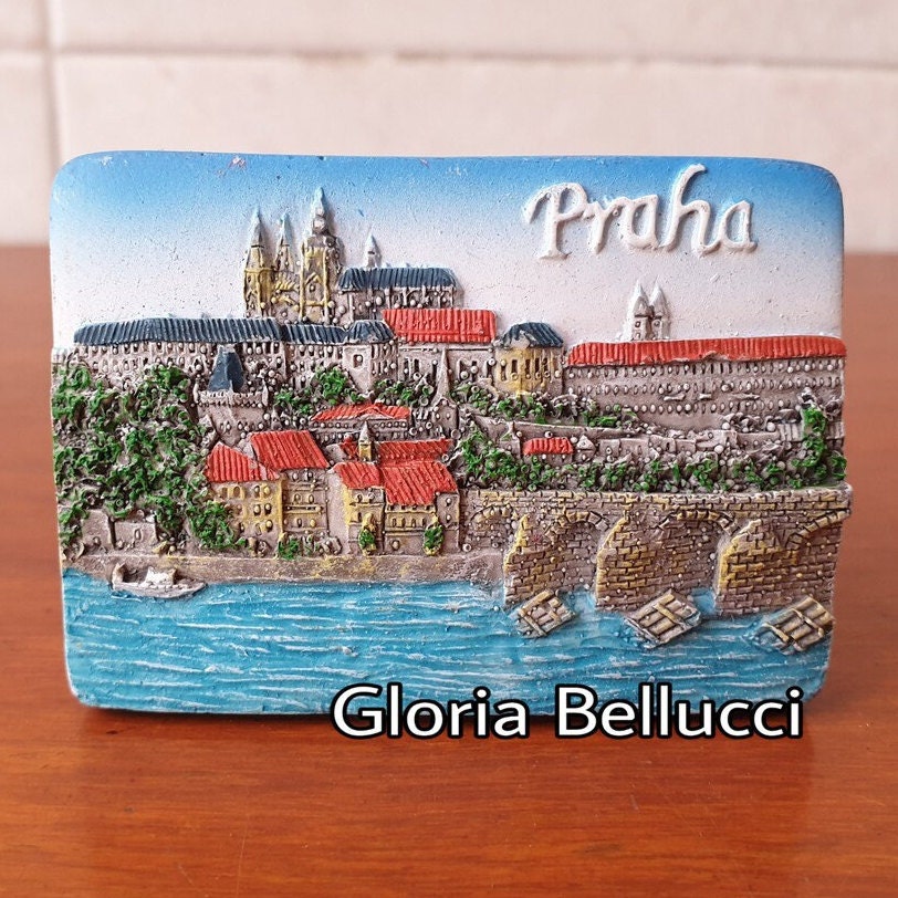 Fridge Magnet Czech Republic, Romania, Prague, Praha Landmark Icon 3D ...