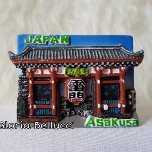 Fridge Magnet Japan, Tokyo, Asakusa, Kyoto Landmark Icon Tower, Temple ...