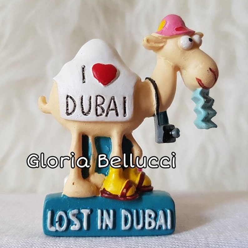 Fridge Magnet Dubai, Bahrain Landmark Icon Burj Khalifa, Burj Al Arab ...