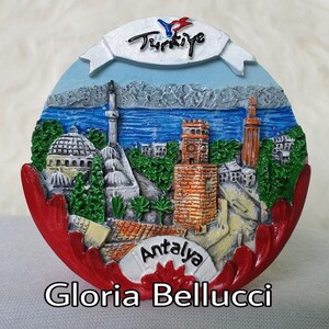Fridge Magnet Turkey, Turkiye, Alanya, Istanbul Landmark Icon ...
