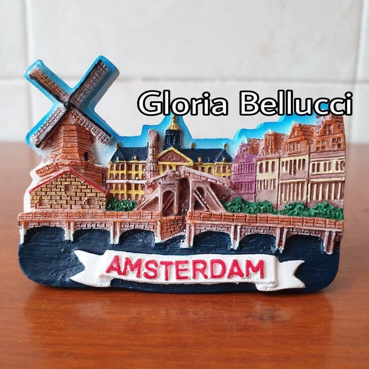 Fridge Magnet Netherlands, Holland, Amsterdam Landmark Icon Keukenhof ...