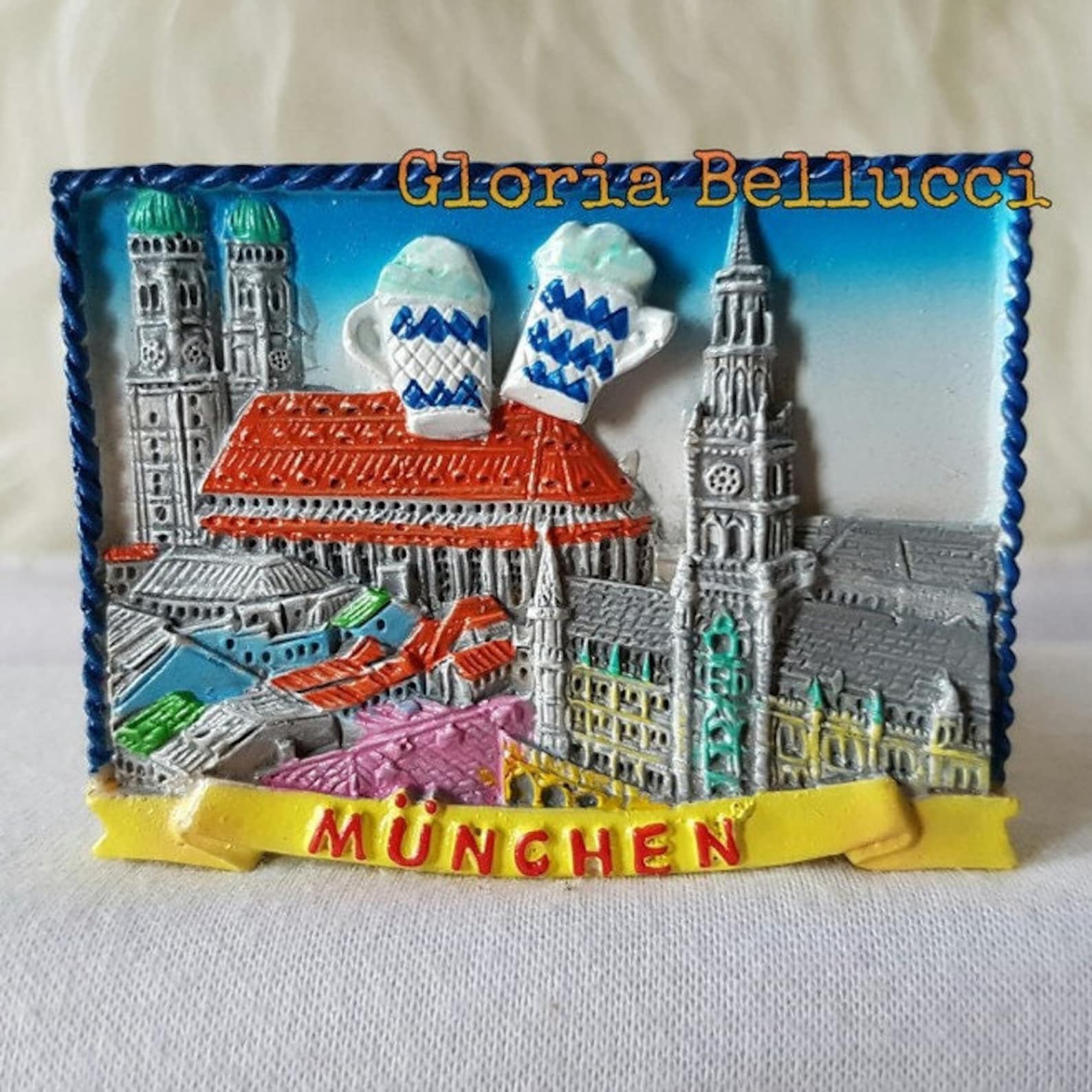 Fridge Magnet Germany, Munchen/munich, Hamburg Landmark Icon Castle ...