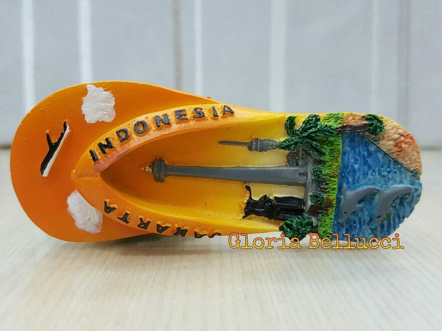 Fridge Magnet Indonesia, Jakarta Landmark Icon Monas Monument 3D Model ...