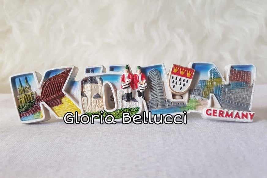 Fridge Magnet Germany, Deutschland, Berlin, Koln Landmark Icon ...