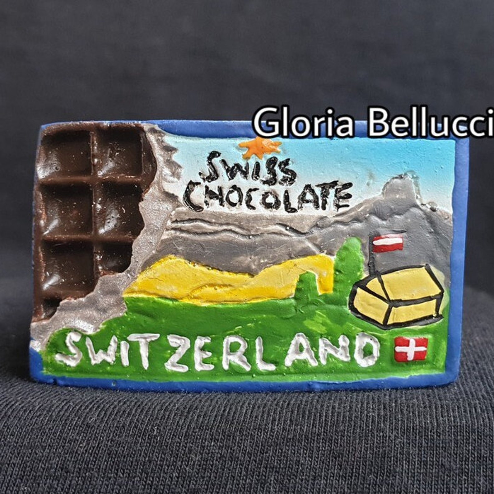 Fridge Magnet Switzerland Landmark Icon Mount Pilatus, Jungfraujoch 3D ...