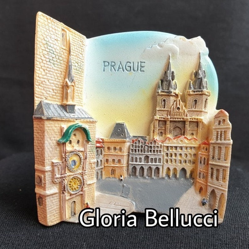 Fridge Magnet Czech Republic, Romania, Prague, Praha Landmark Icon 3D ...