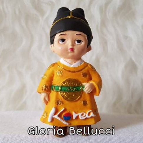 Fridge Magnet South Korea, Seoul Landmark Icon Hanbok, Gwanghwamun 3D ...