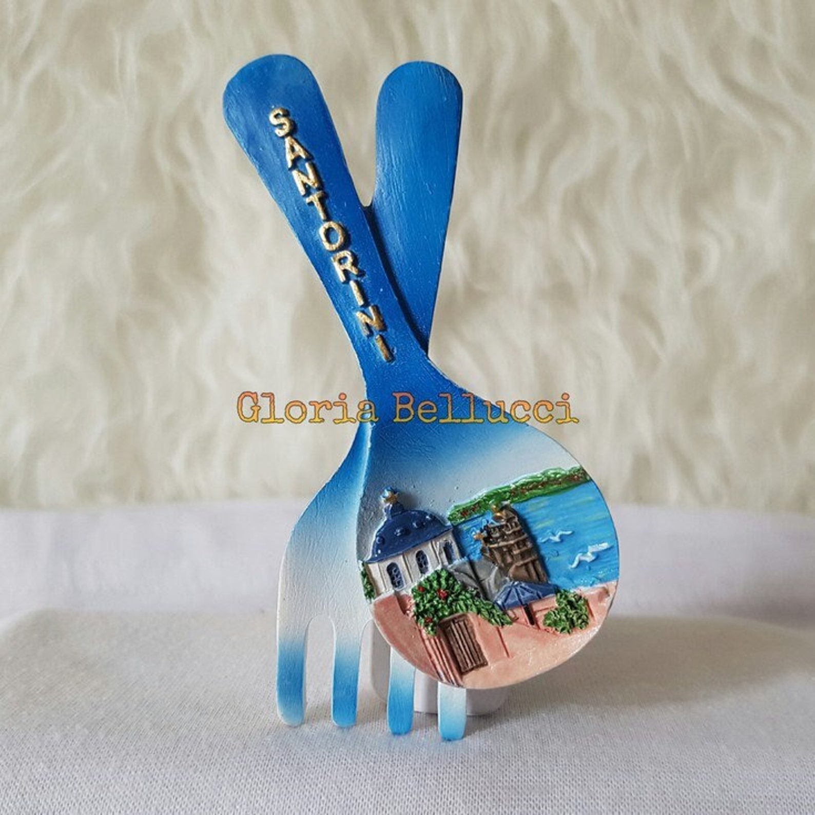 Fridge Magnet Greece, Santorini, Athens Landmark Icon Parthenon ...